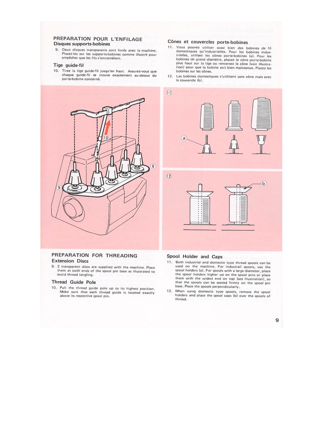 ELNA Lock Pro 5DE, Pro 5DC Instruction / Operating Manual * PDF ...