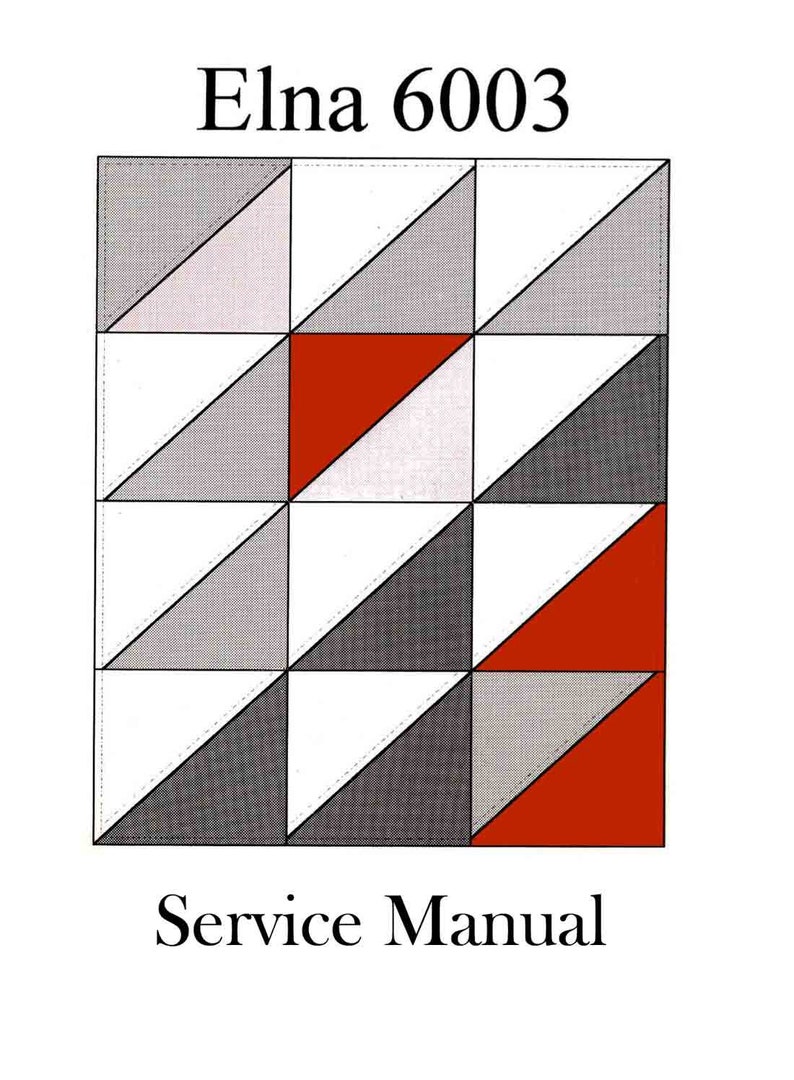 Elna 6003 Quilters Dream SERVICE /repair Manual and Parts / Schematics ...