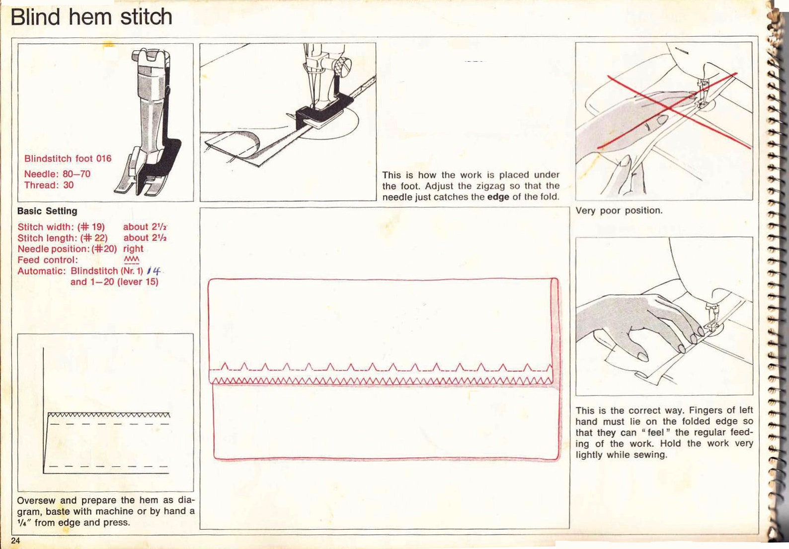 BERNINA Record 830 Vintage Sewing Machine Instruction / Operating Manual * PDF Download - Etsy