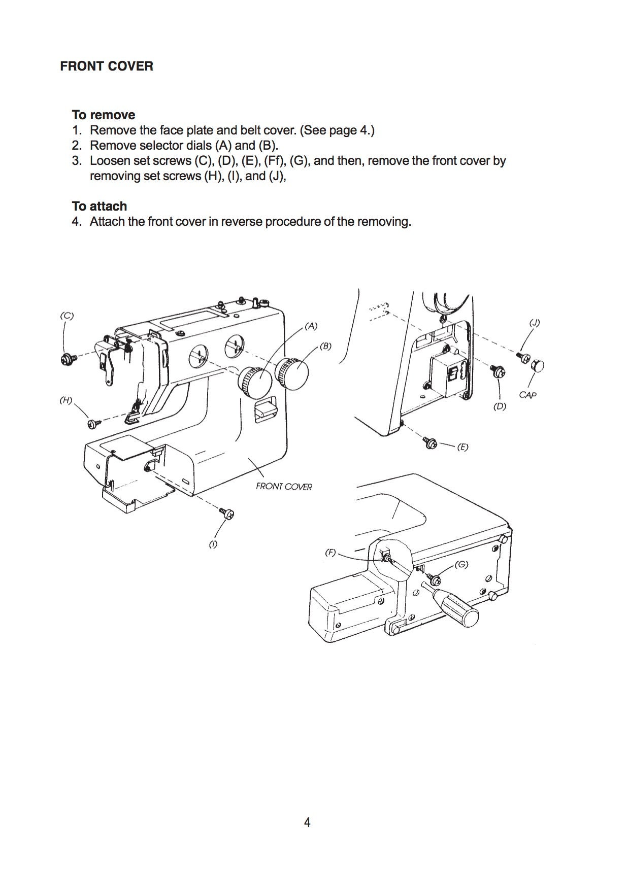 Janome New Home JF-1012 JF-1014 Sewing Machine Manuals: Instruction ...