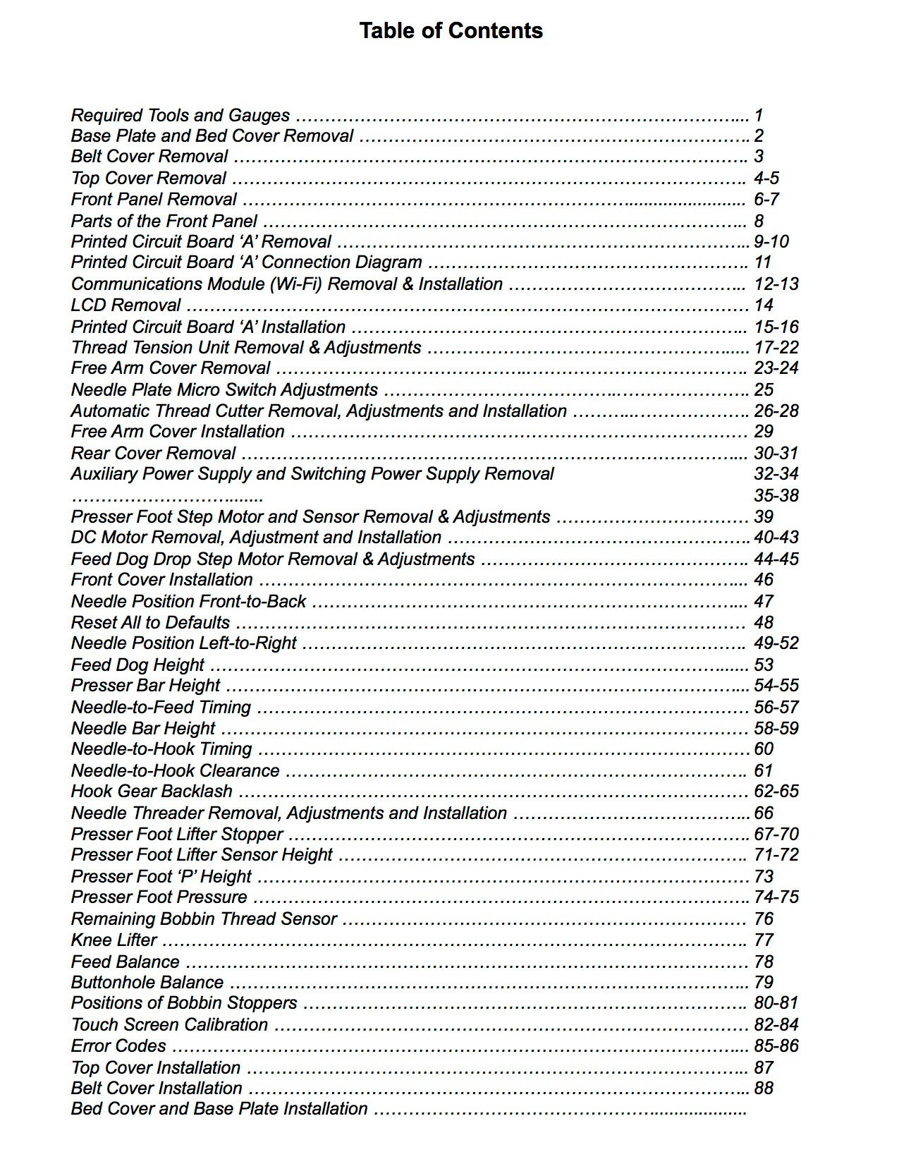 JANOME Memory Craft MC15000 MC-15000 Sewing Embroidery Machine Service ...