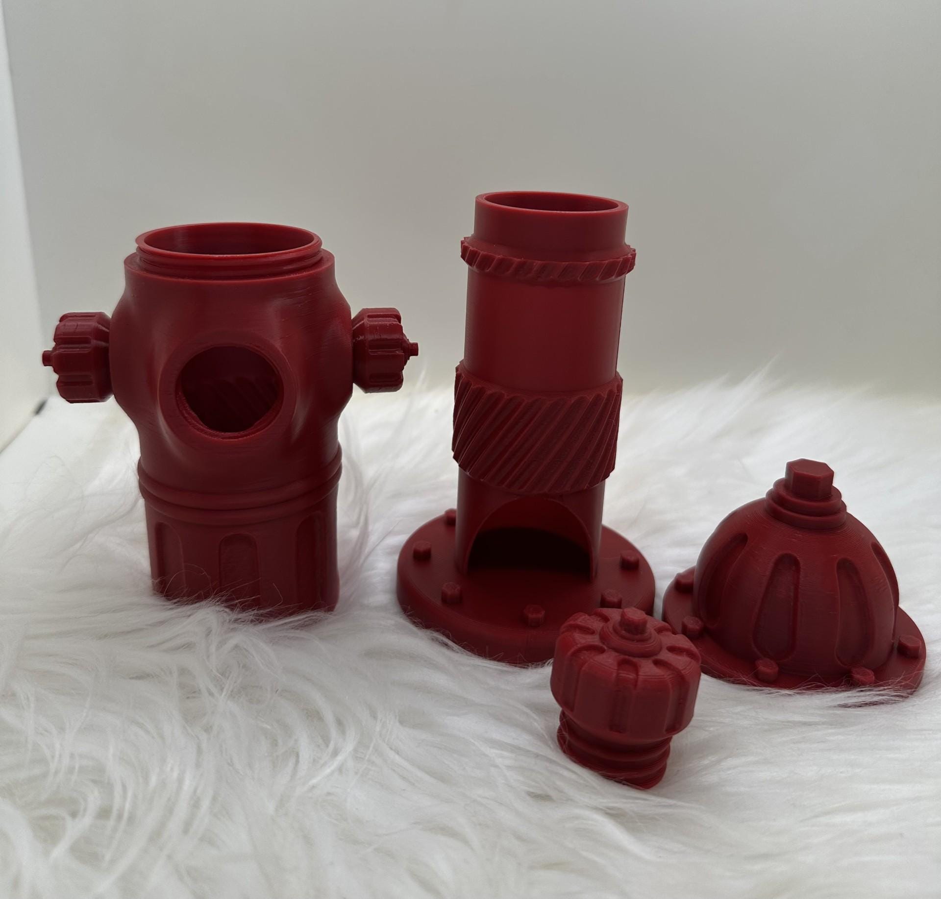 Fire Hydrant Hidden Container 3d Printed - Etsy