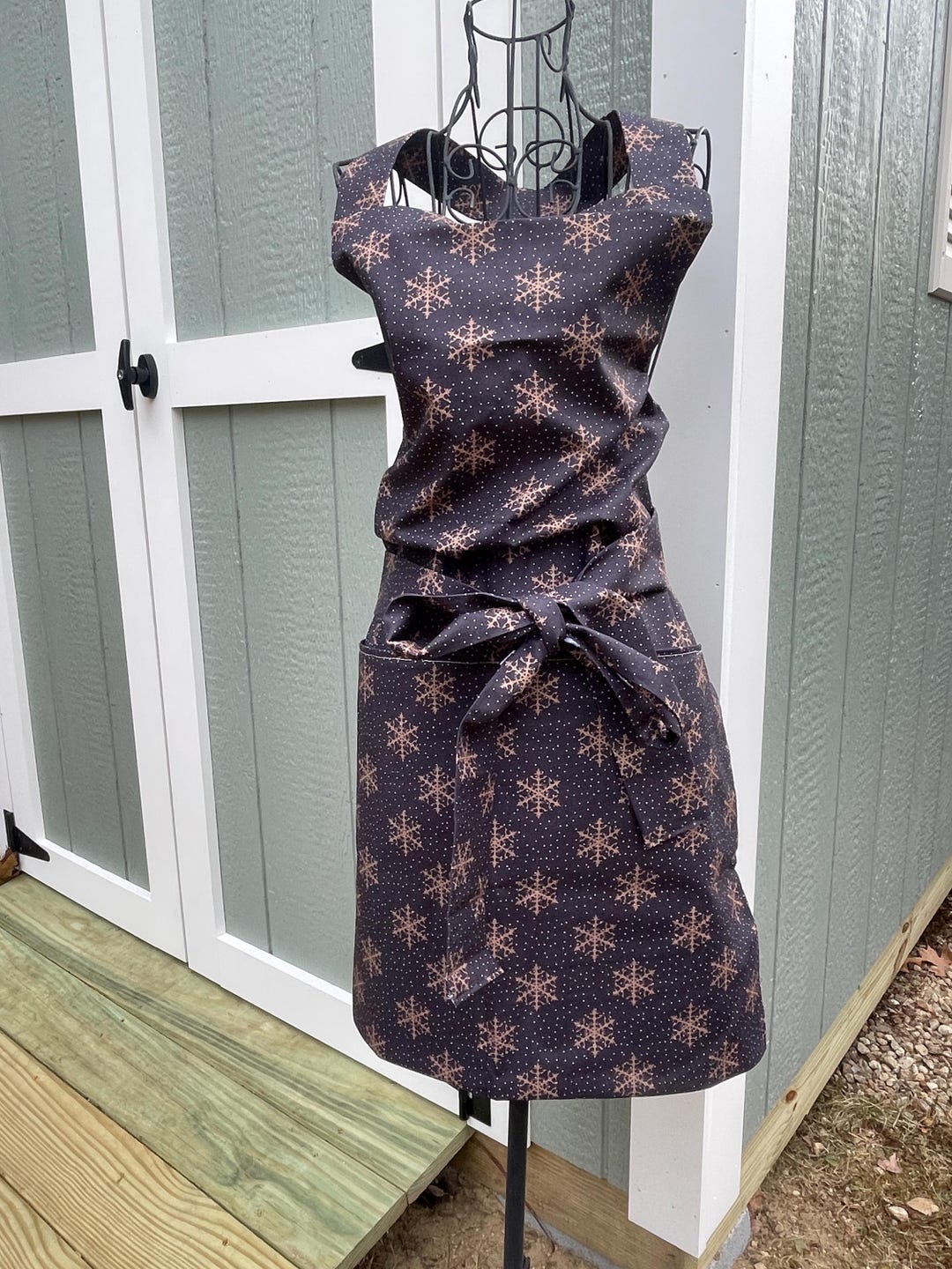 Reversible Two Pocket Apron - Etsy