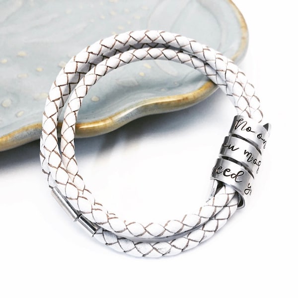 Leather Coil Bracelet - Etsy