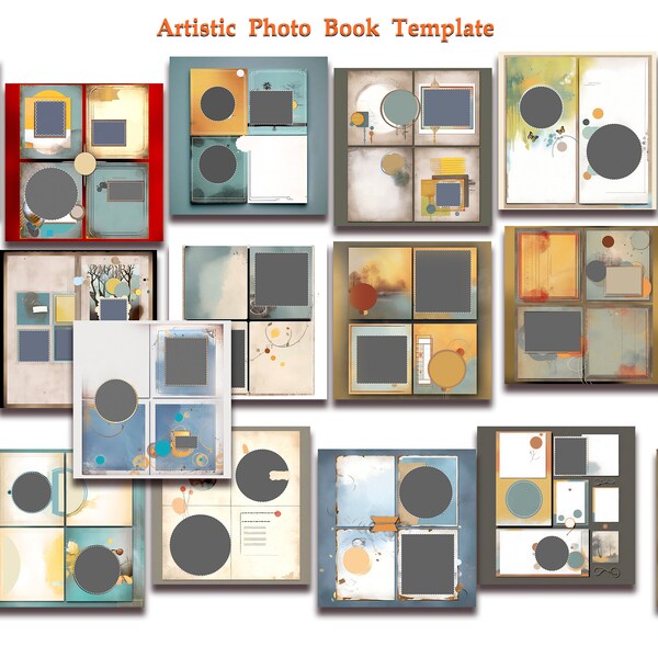 Square Album Template - Etsy