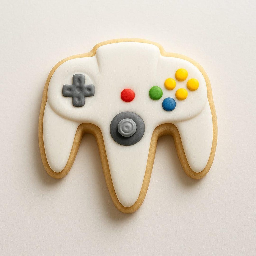 N64 Controller Cookie Cutter - Outline Cutter and Stamp | Multiple ...