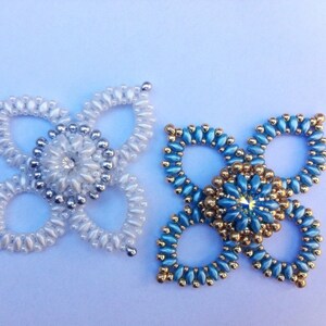 Tutorial Queen Cross - Superduo - Etsy