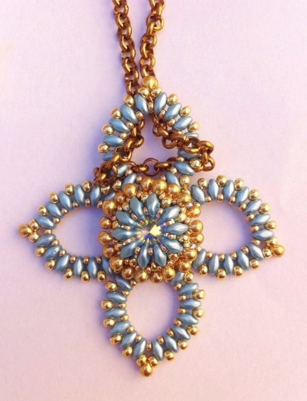 Tutorial Queen Cross - Superduo - Etsy