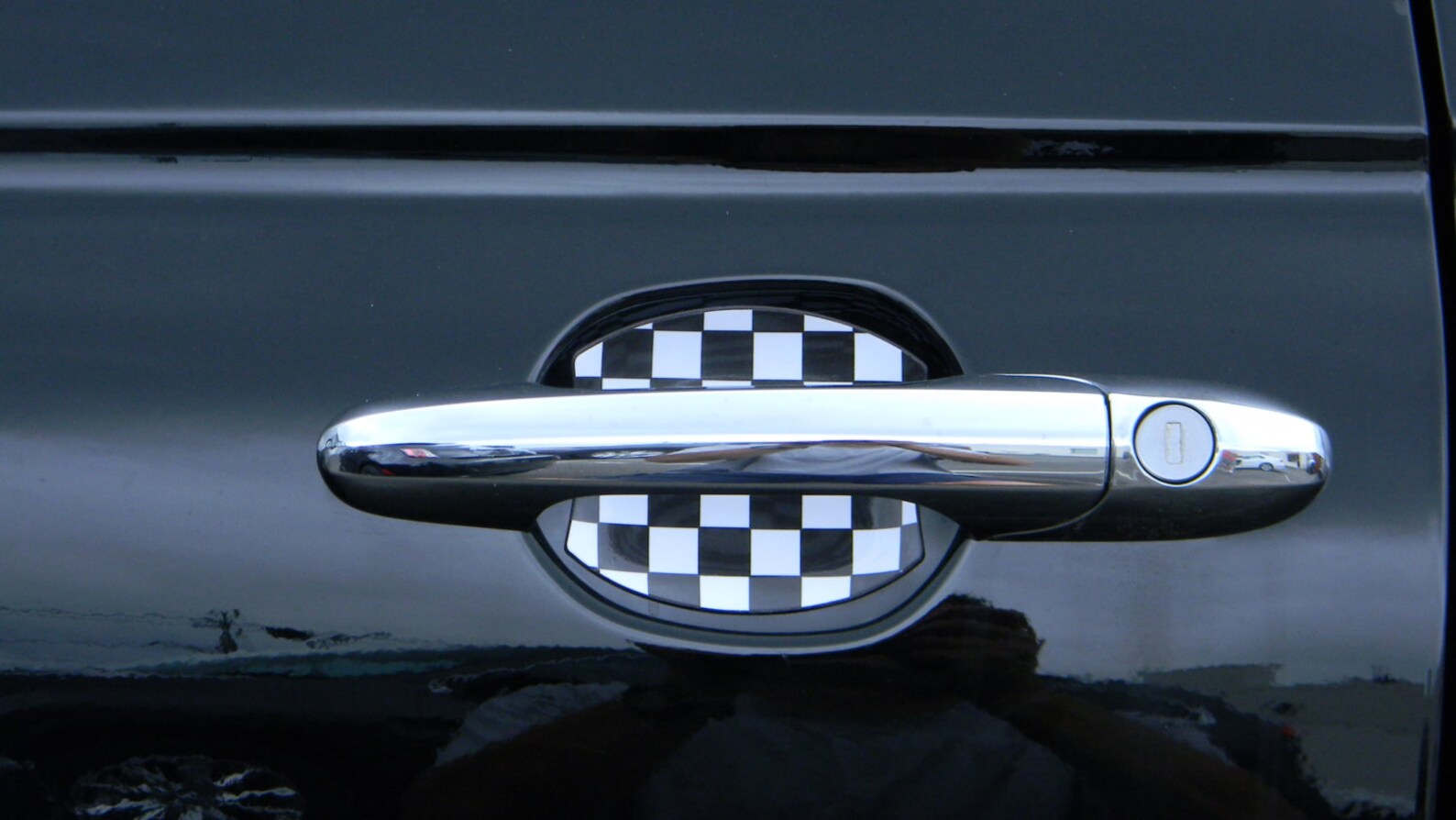 Mini Cooper Checkered Flag Auto Accessory New Car Door Handle - Etsy