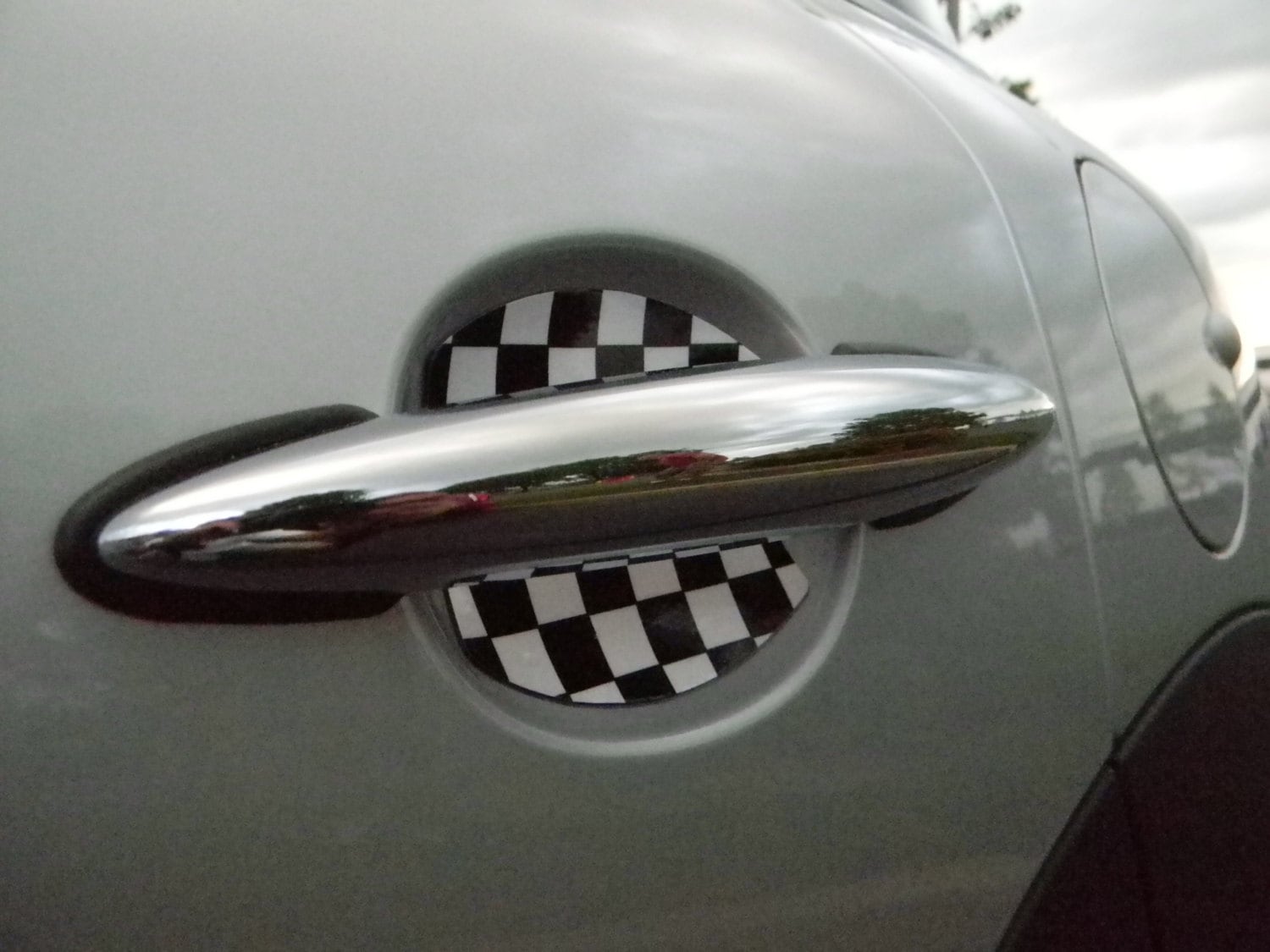 Mini Cooper Checkered Flag Auto Accessory New Car Door Handle - Etsy