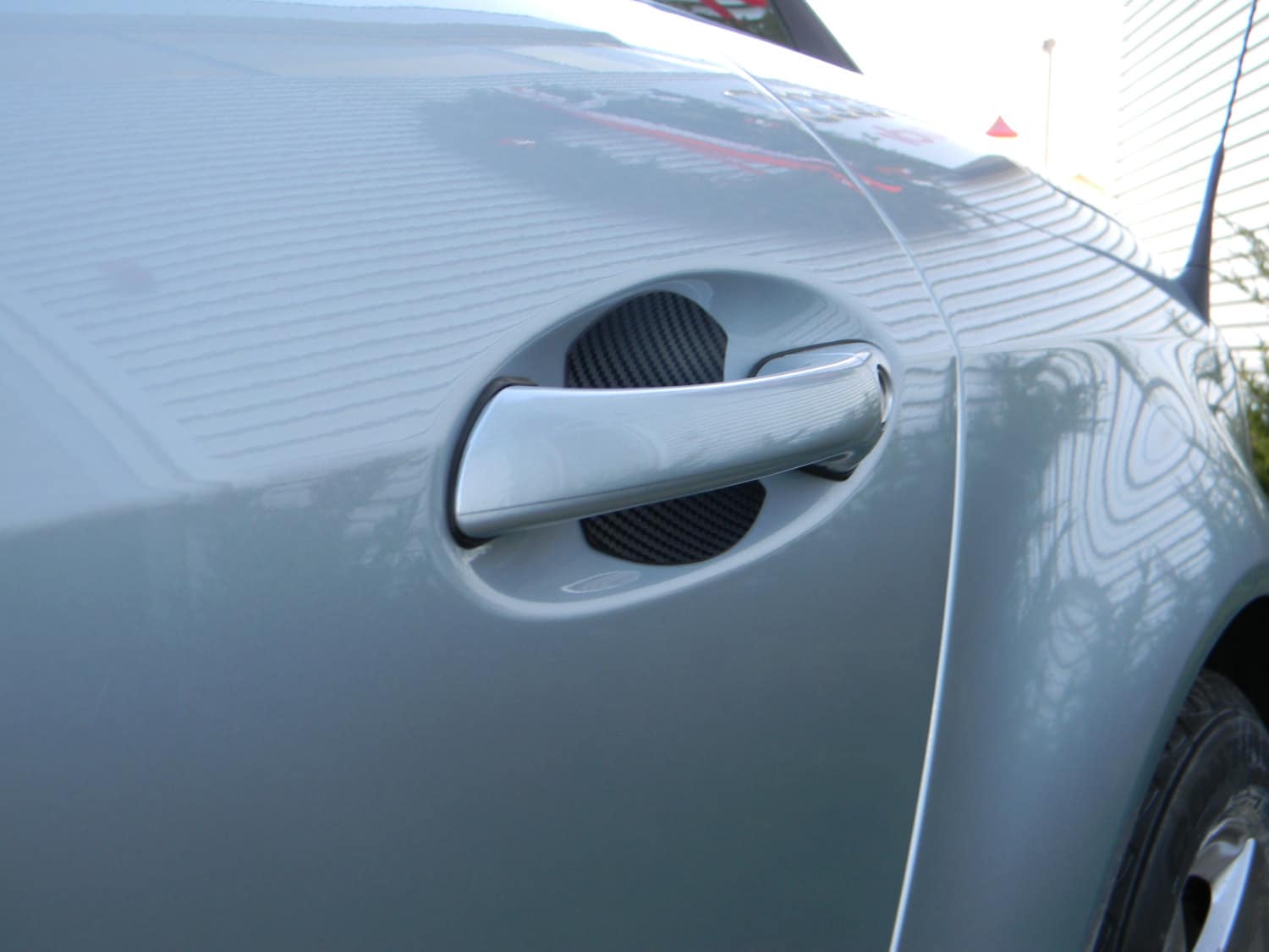 New Car Auto Accessory Door Handle Scratch Cover Guards Protector Black ...