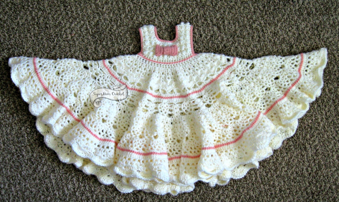 Lace and Ruffles Baby Dress Pattern - Etsy