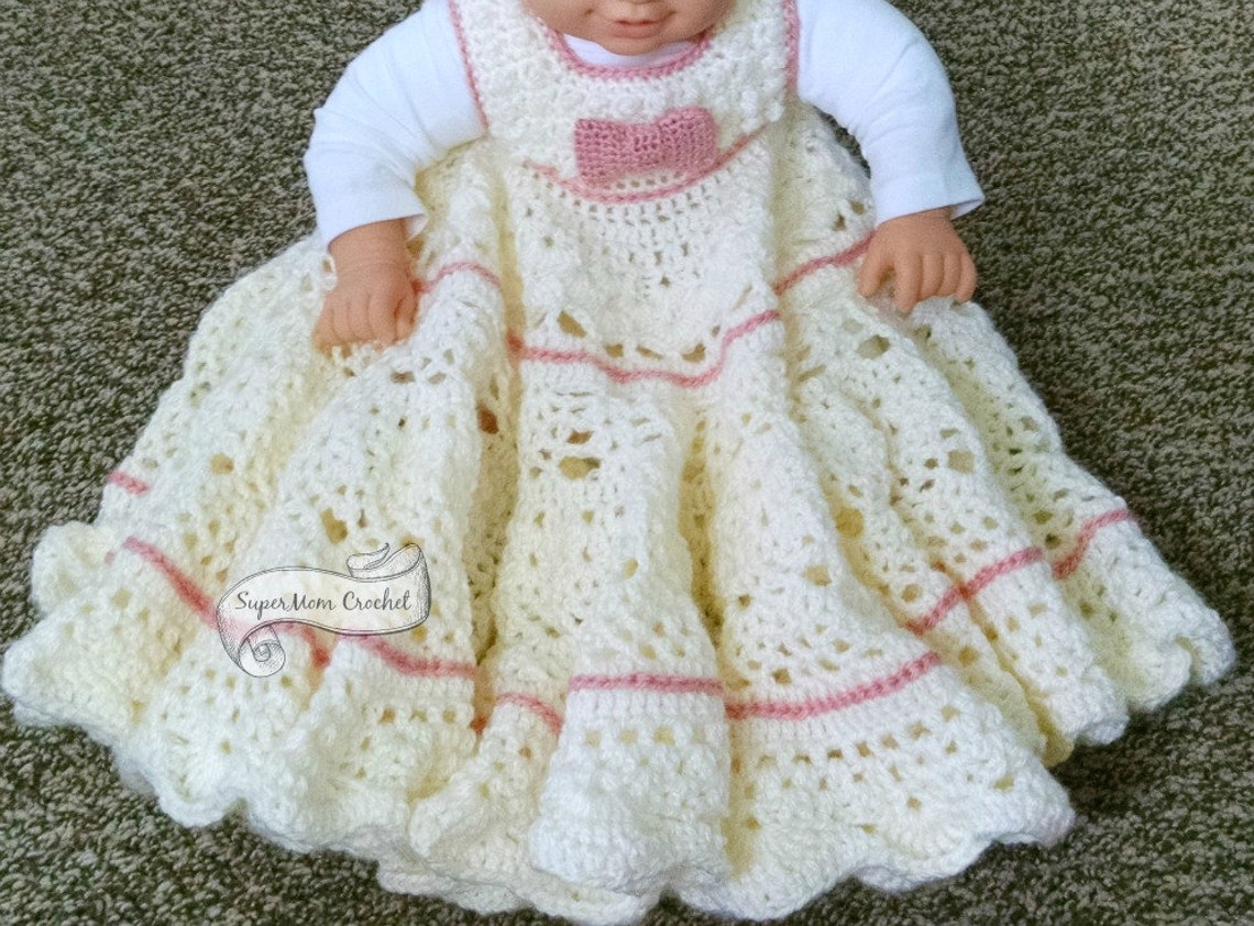 Lace and Ruffles Baby Dress Pattern - Etsy