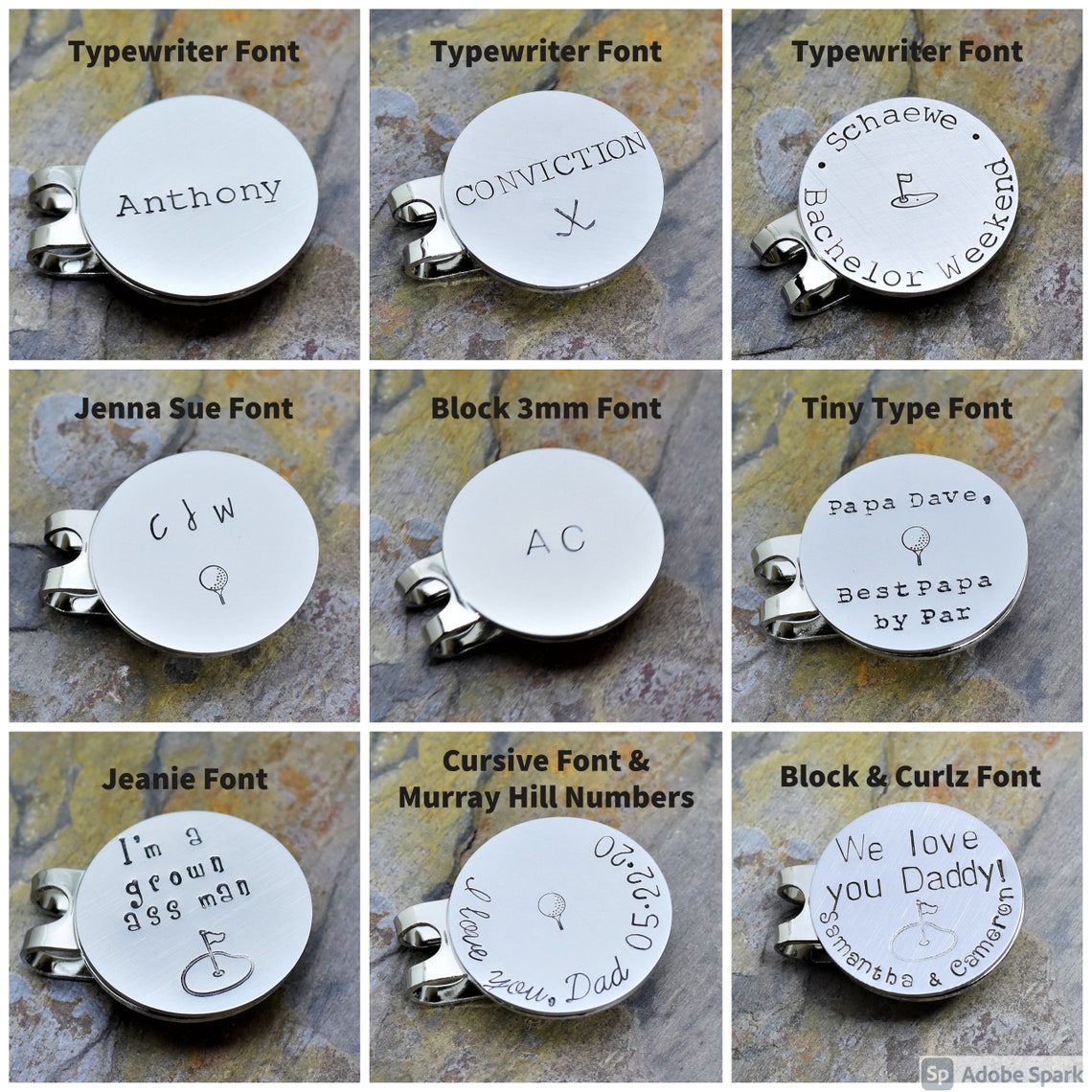 Magnetic Golf Ball Marker With Clip Golf Outing Putting | Etsy