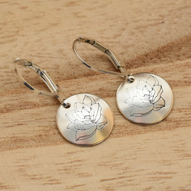 Stamped Earrings - Etsy