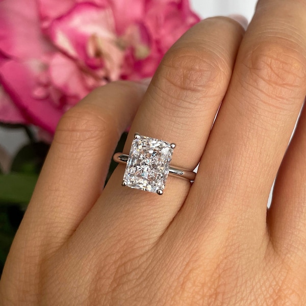 4 Ct Radiant Diamond - Etsy