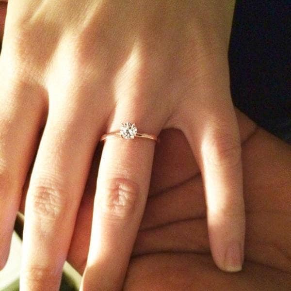 More Sizes 1/2 Ct Promise Ring Engagement Ring Round | Etsy