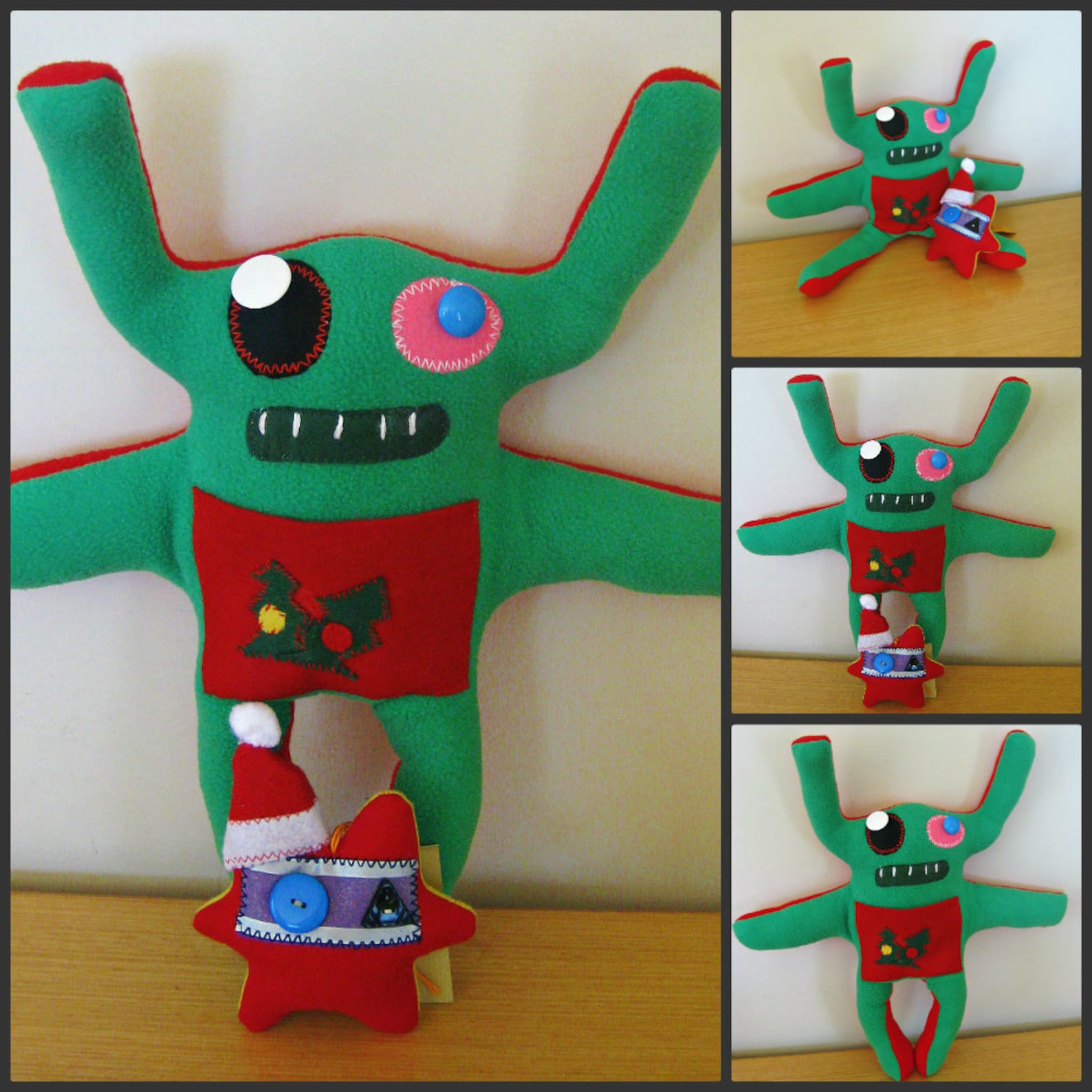 Soft little Monster Toys Stuffed and Cuddly for | Etsy