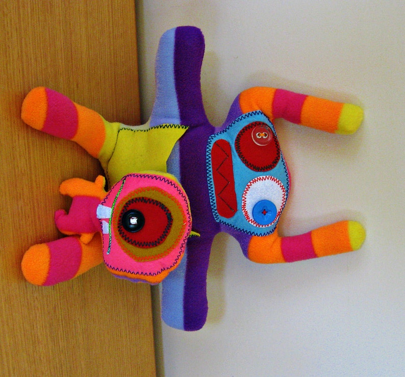 Soft little Monster Toys Stuffed and Cuddly for | Etsy