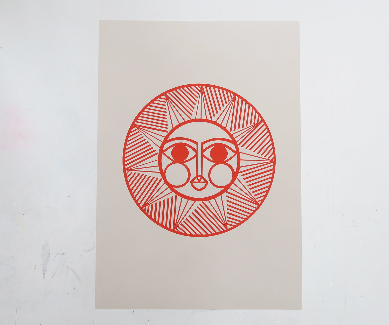 Prints Sun Lino Print Art & Collectibles etna.com.pe