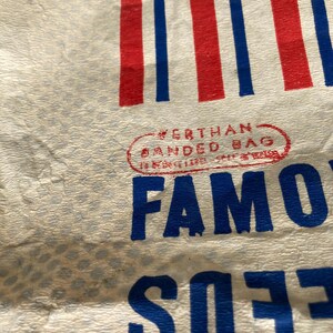 100 Lb Original Flour Sack With Original Label, Polkadot - Etsy