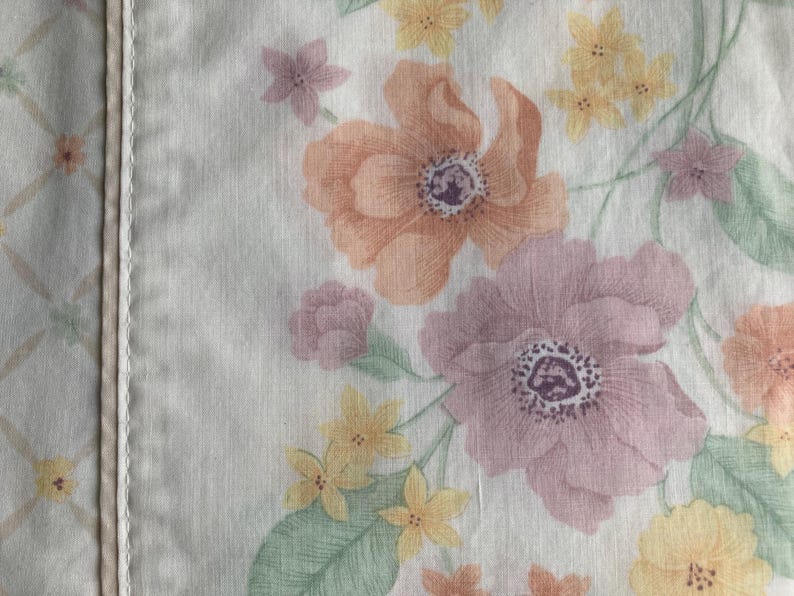 Vintage Sheet Set, 1980's Grace Kelly Collection Springmaid - Etsy