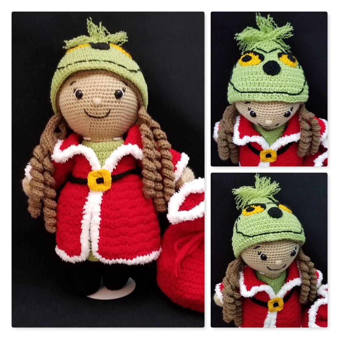 Petey's Christmas Grouch Outfit for Boy & Girl Crochet Pattern - Etsy