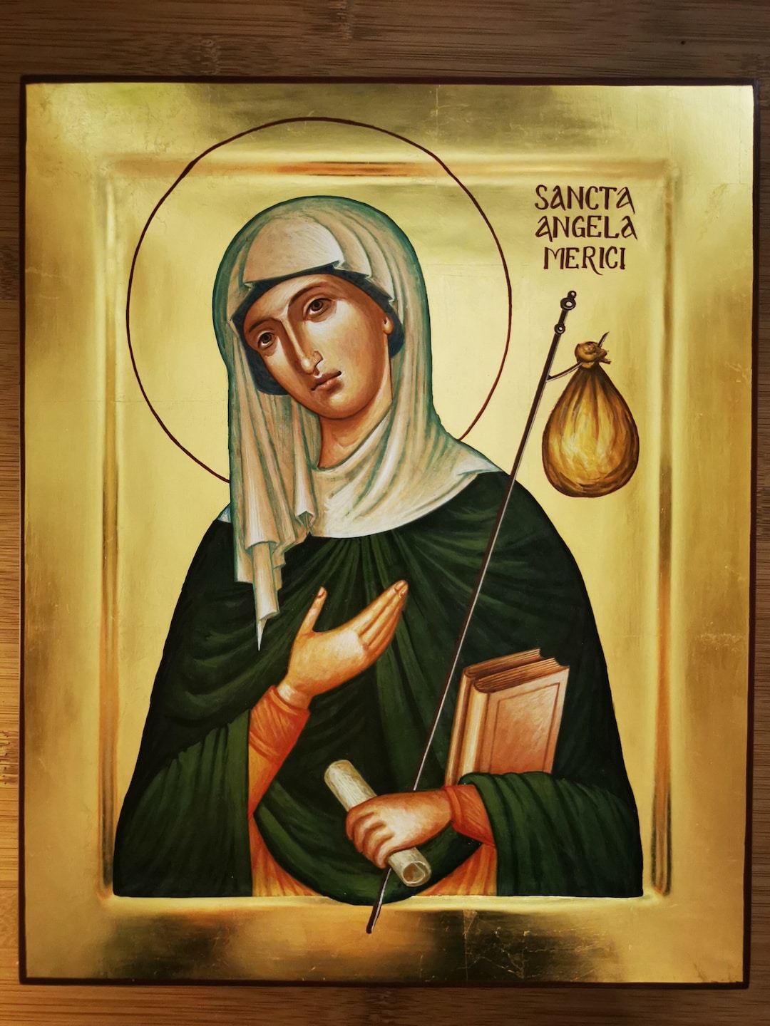 Saint Angela De Merici -handpainted,artisanal, Religious Orthodox, Icon ...