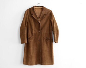 Suede coat | Etsy