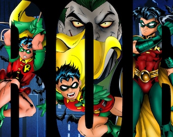 Robin Dc Poster - Etsy