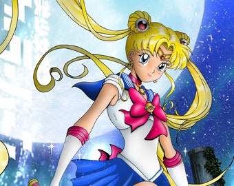 Sailor Moon Crystal Poster - Etsy