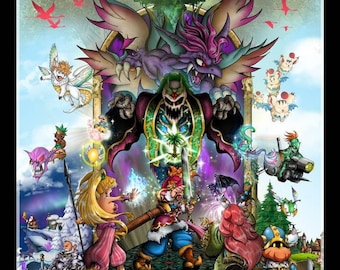 Secret of Mana Retro HD Poster - Etsy