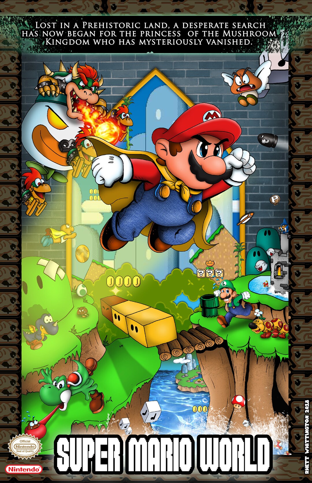 Super Mario World Poster - Etsy