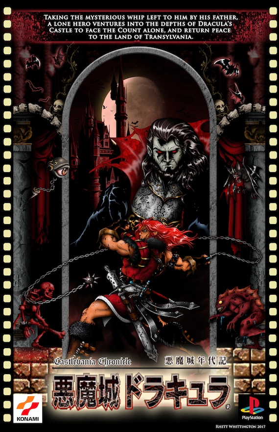 Castlevania Chronicles Poster - Etsy Hong Kong