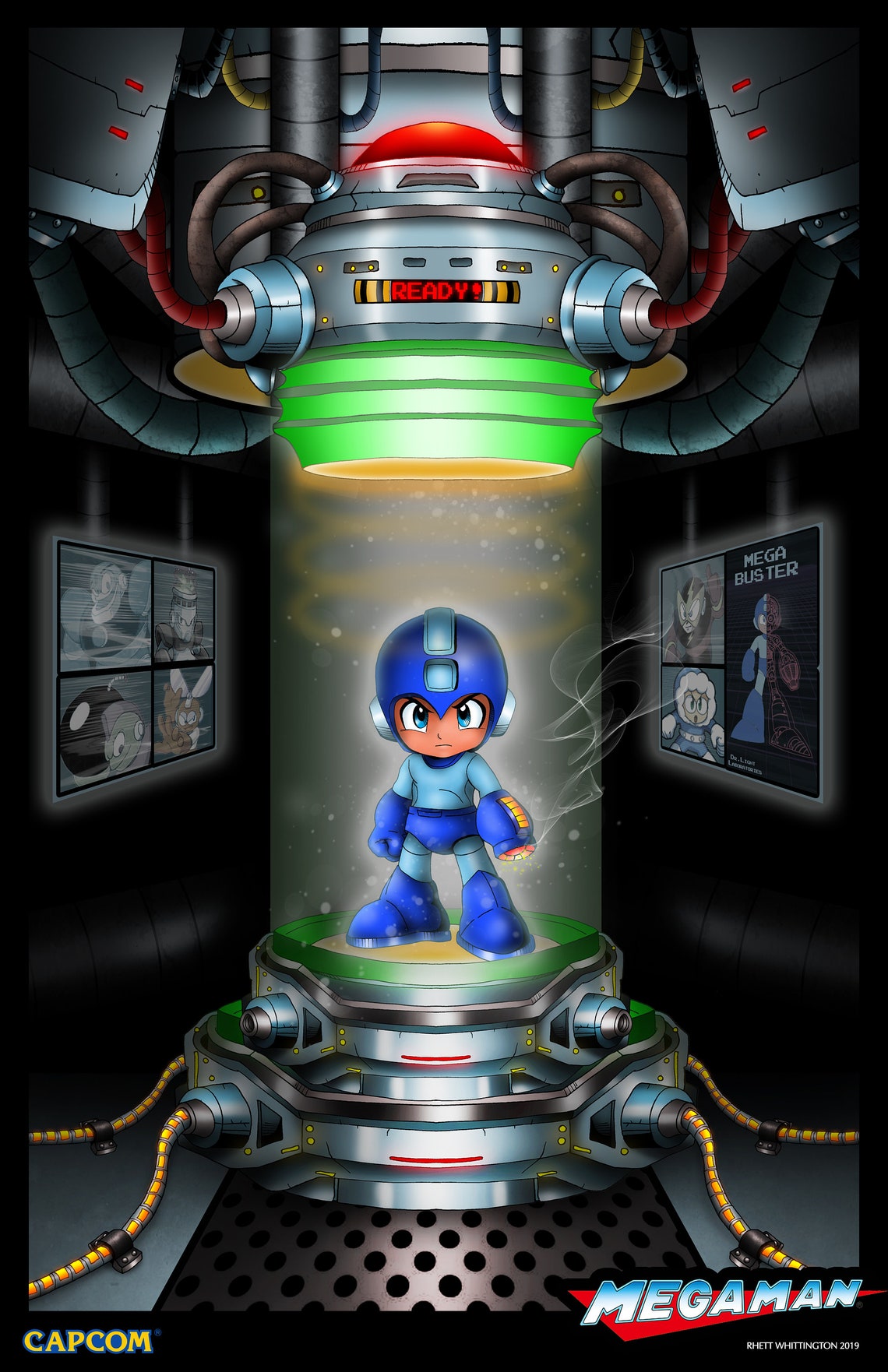 Megaman Poster | Etsy
