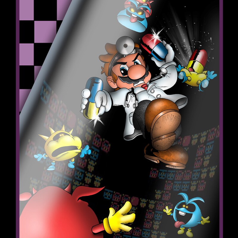 Dr Mario - Etsy
