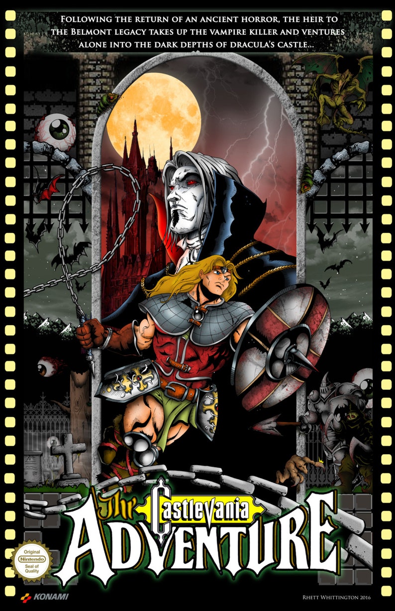 The Castlevania Adventure - Etsy