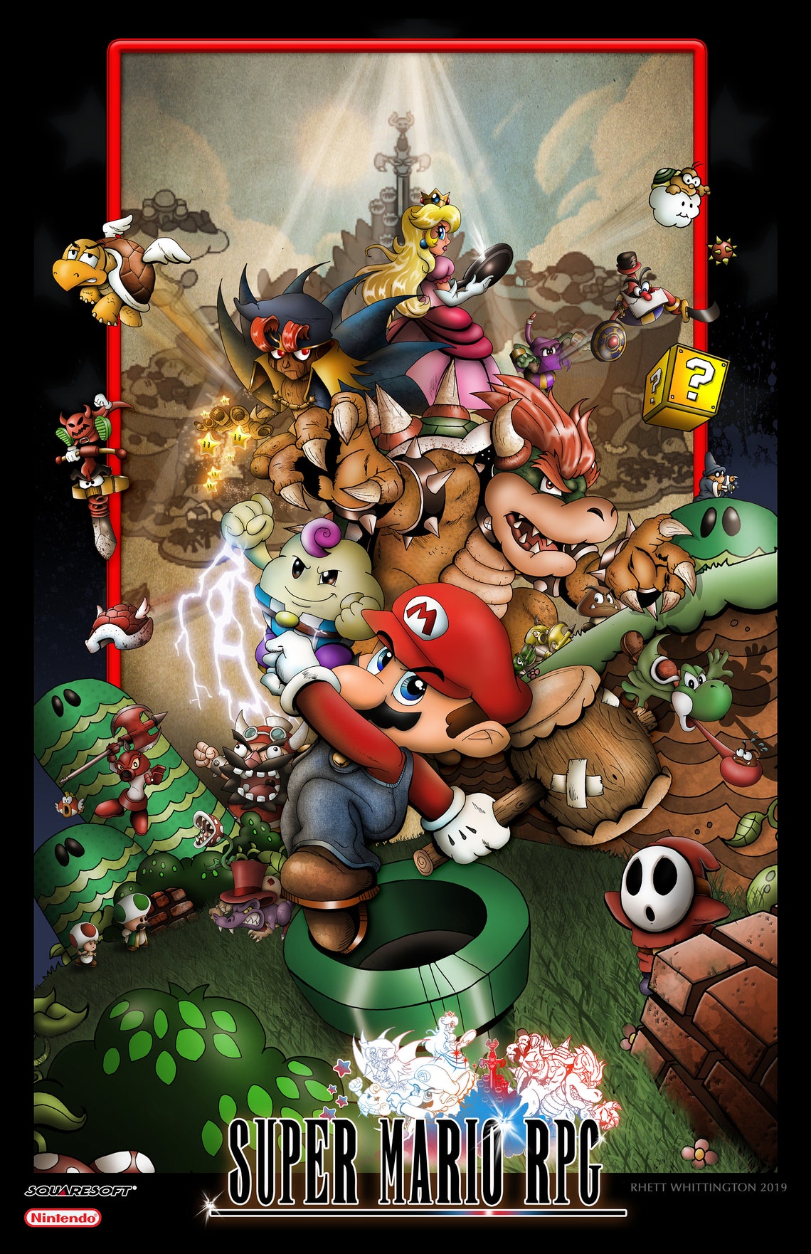 Super Mario RPG Poster - Etsy
