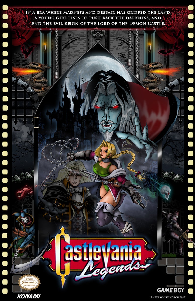 Castlevania Legends Poster | Etsy