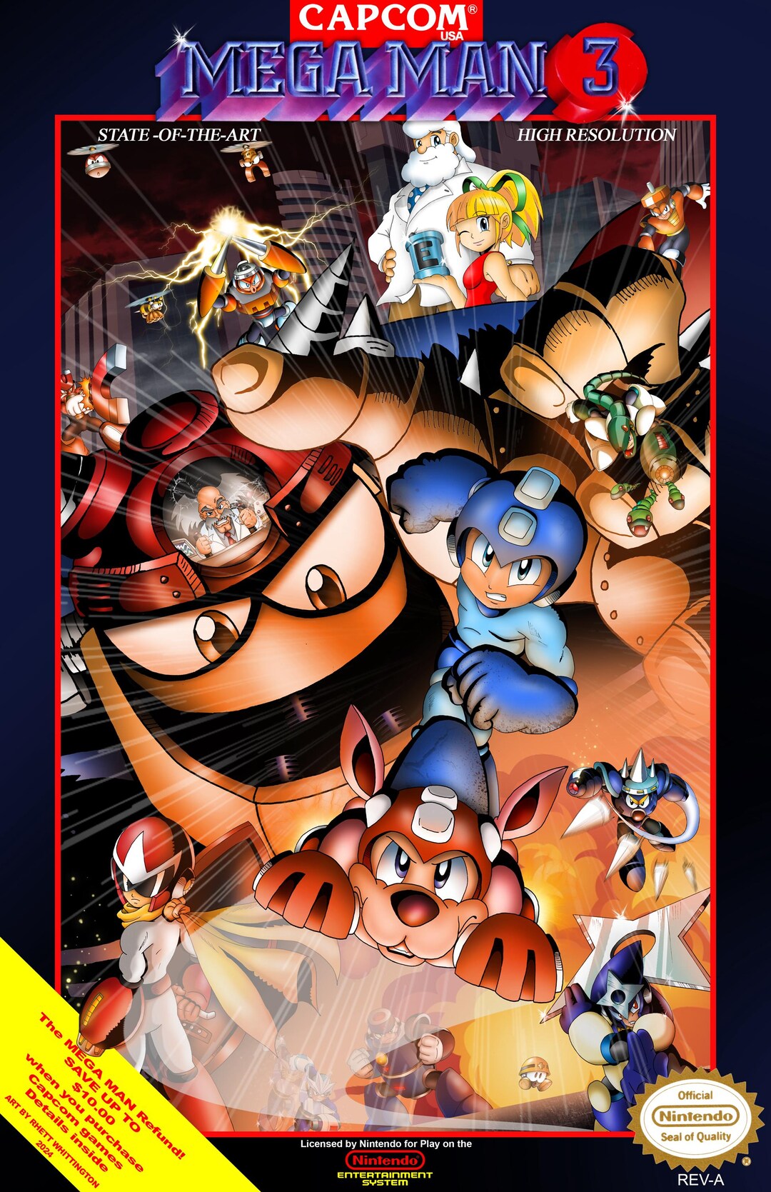 Megaman 3 Poster - Etsy