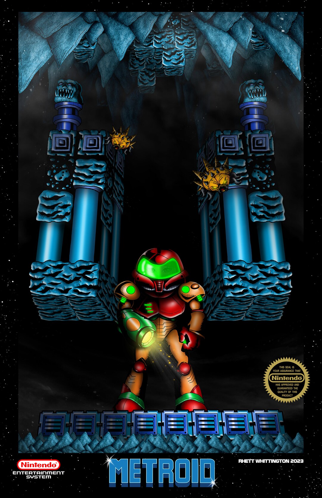Metroid NES Poster - Etsy