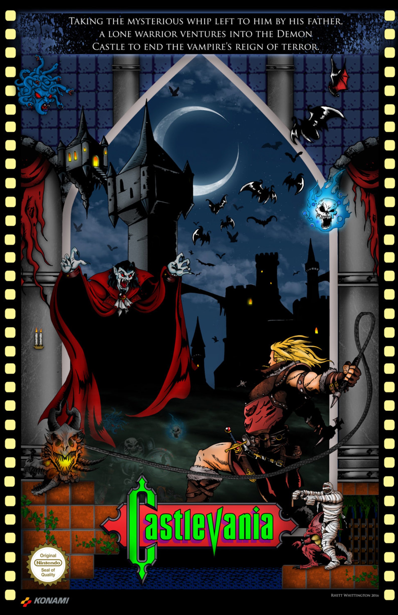 Castlevania NES Poster - Etsy