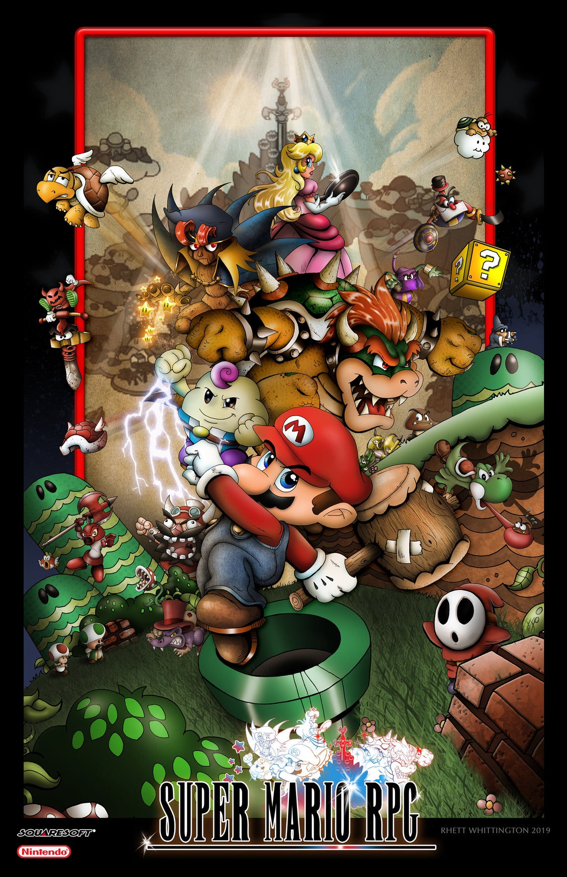 Super Mario RPG Poster | Etsy