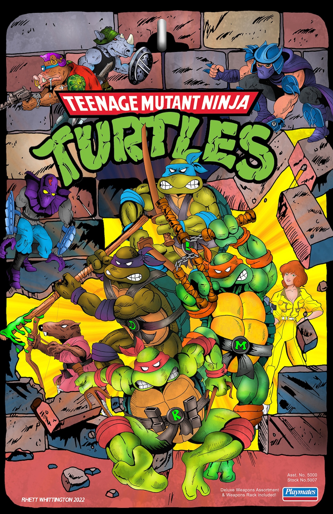 TMNT Classic Box Art Poster - Etsy