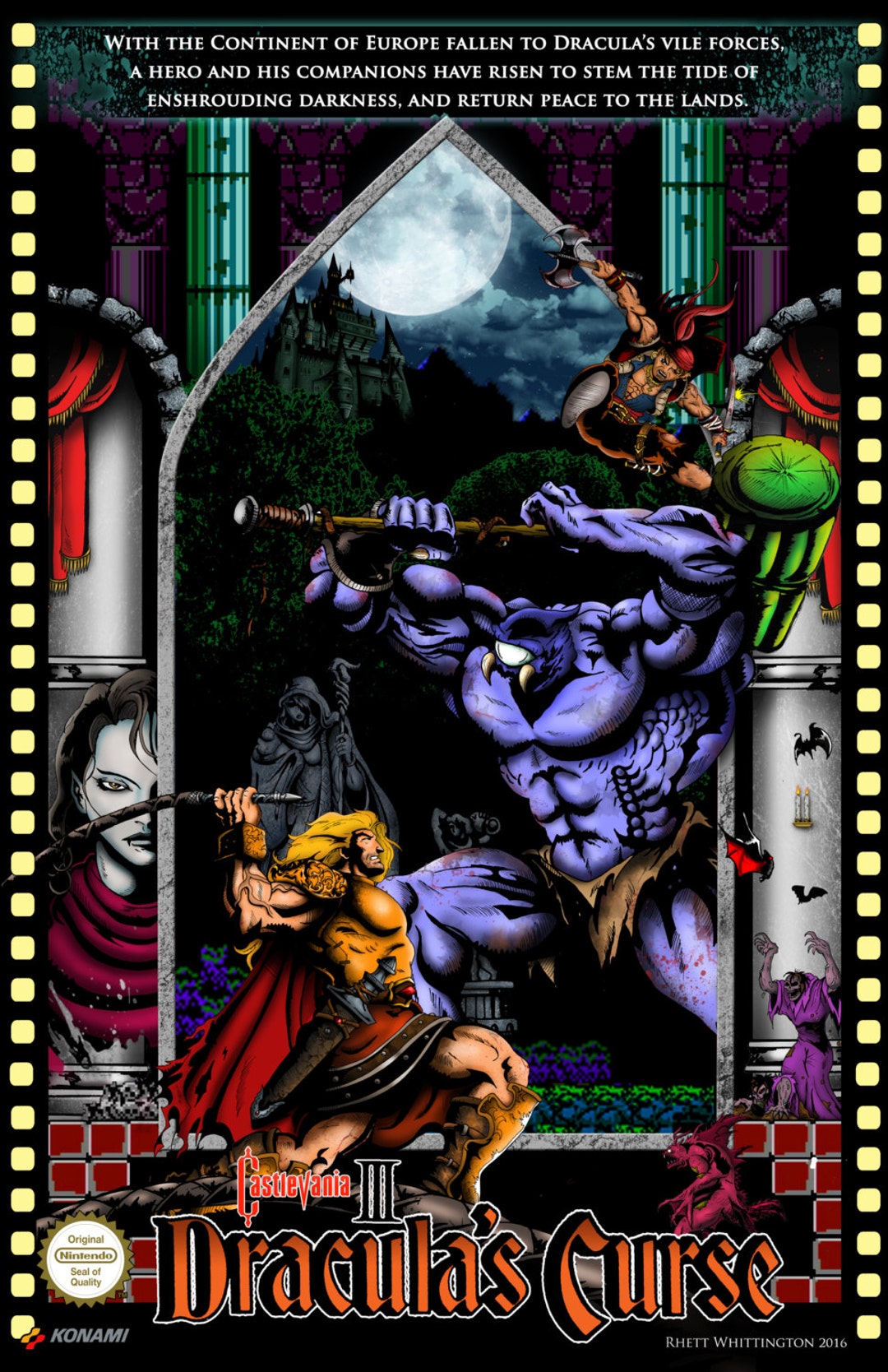 Castlevania 3: Dracula's Curse Poster - Etsy