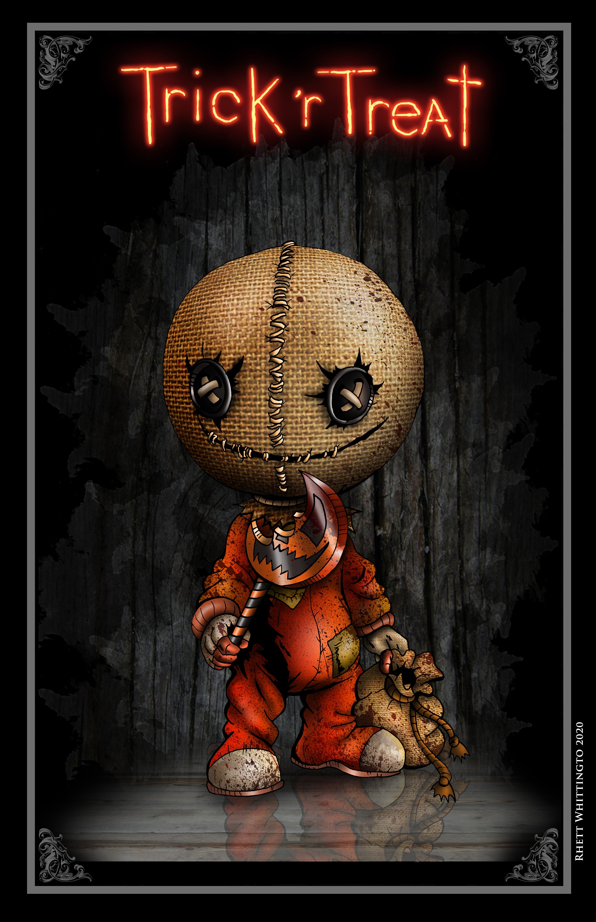 Sam trick R Treat Poster - Etsy
