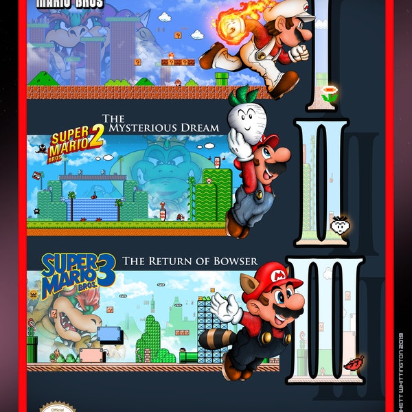 Mario Bros 3 - Etsy