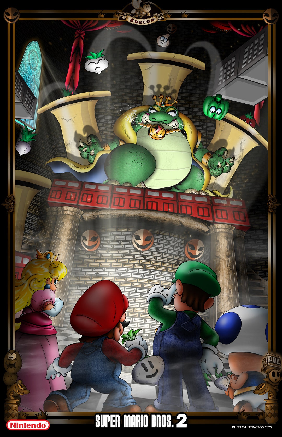 Mario 2 Wart Battle - Etsy