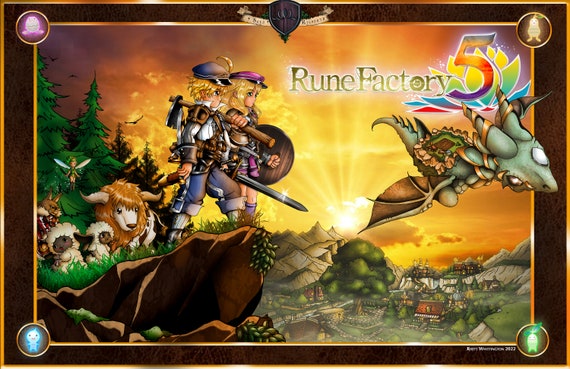 Rune Factory 5 Poster - Etsy