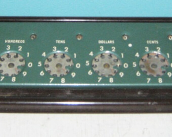 The Lightning Adding Machine Manual Slide Reset Metal Ruler - Etsy